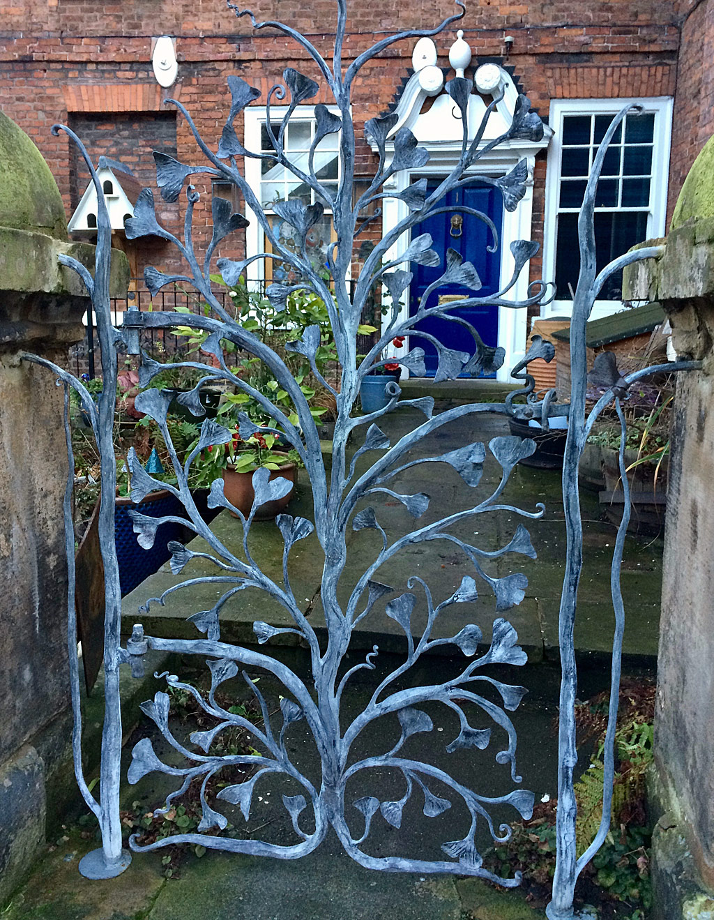Crafts Style Wrought Iron Tree Gate – Susan Rushton