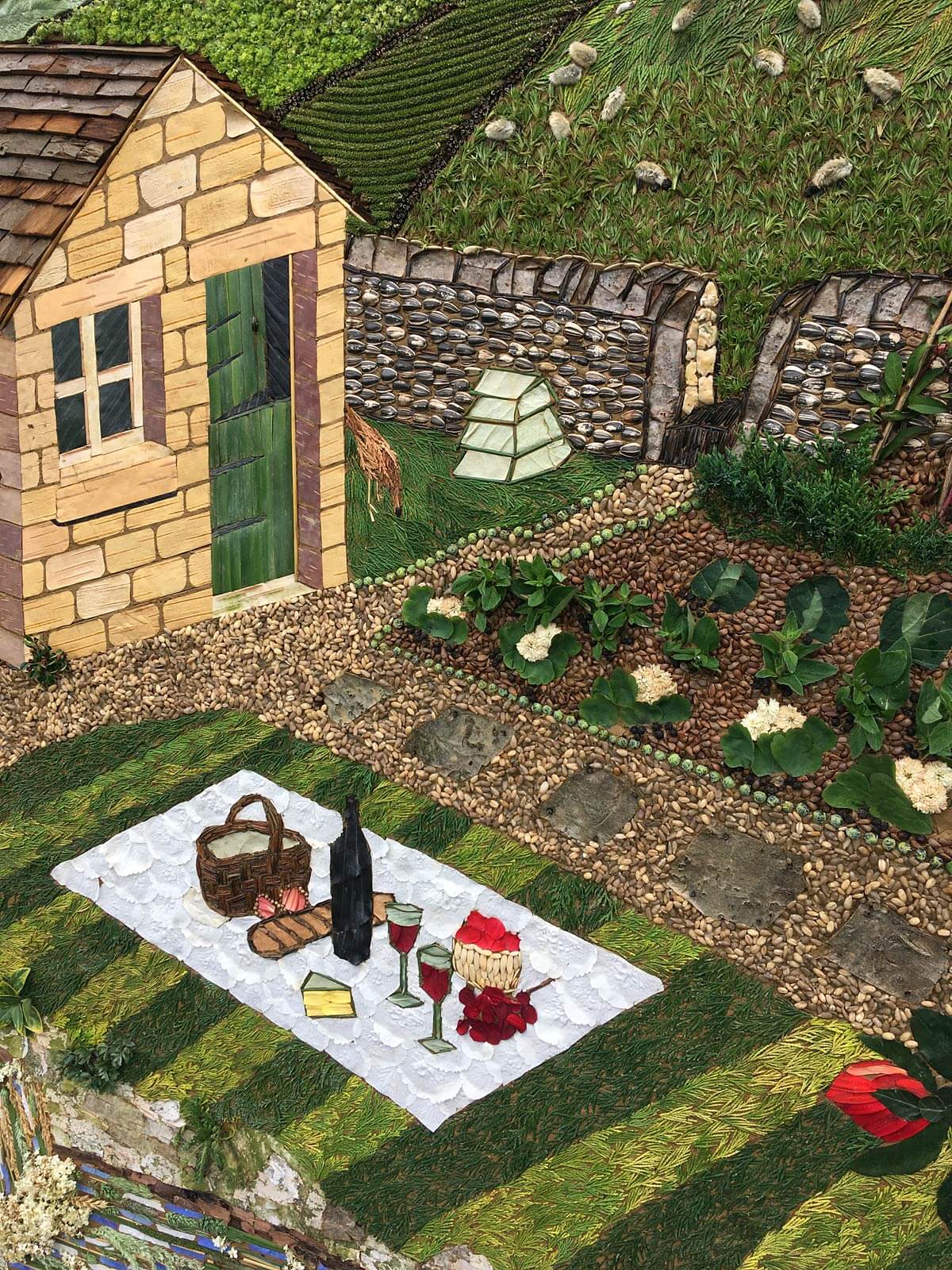 Tideswell Well Dressing at The RHS Chatsworth Flower Show – Susan Rushton