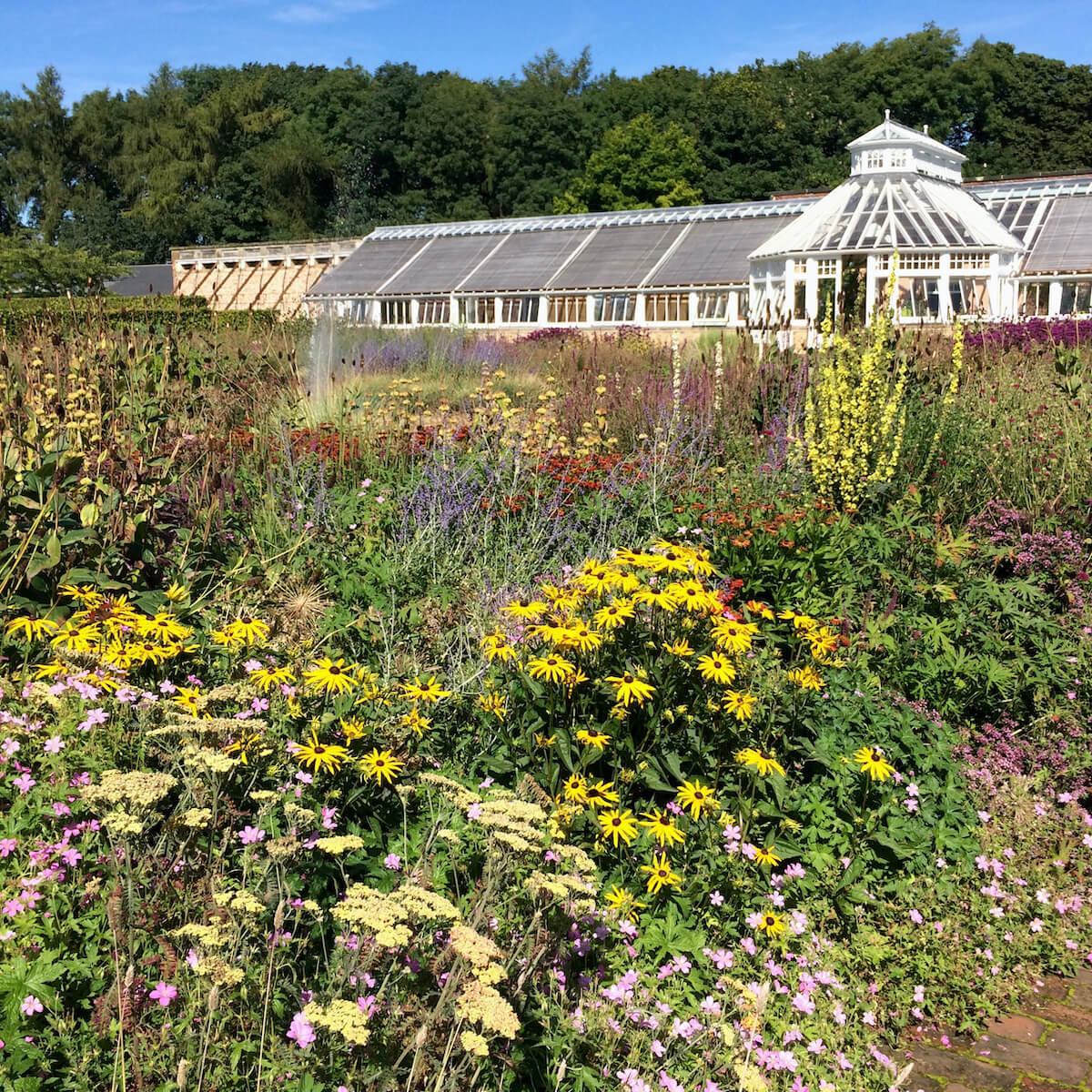 Scampston Hall Gardens On A Sunny Day – Susan Rushton